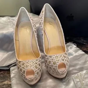 Giuseppe Zanotti | Shoes | Giuseppe Zanotti Pink And Gold Crystal ...